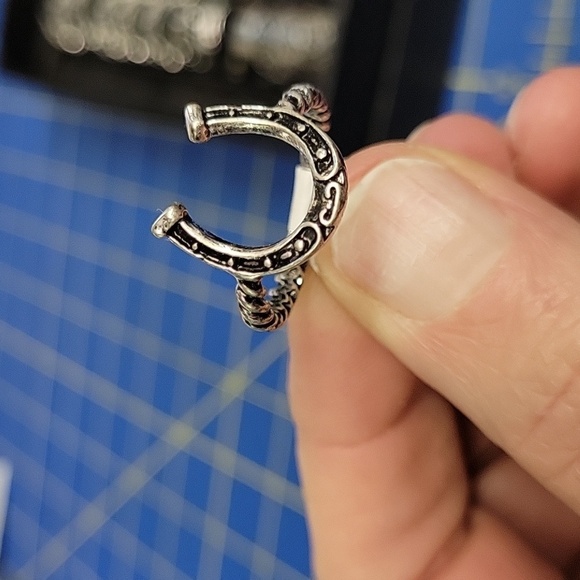 Felt's Fun Finds | Jewelry | Shoe Horse Silver Tone Ring Size 85 | Poshmark